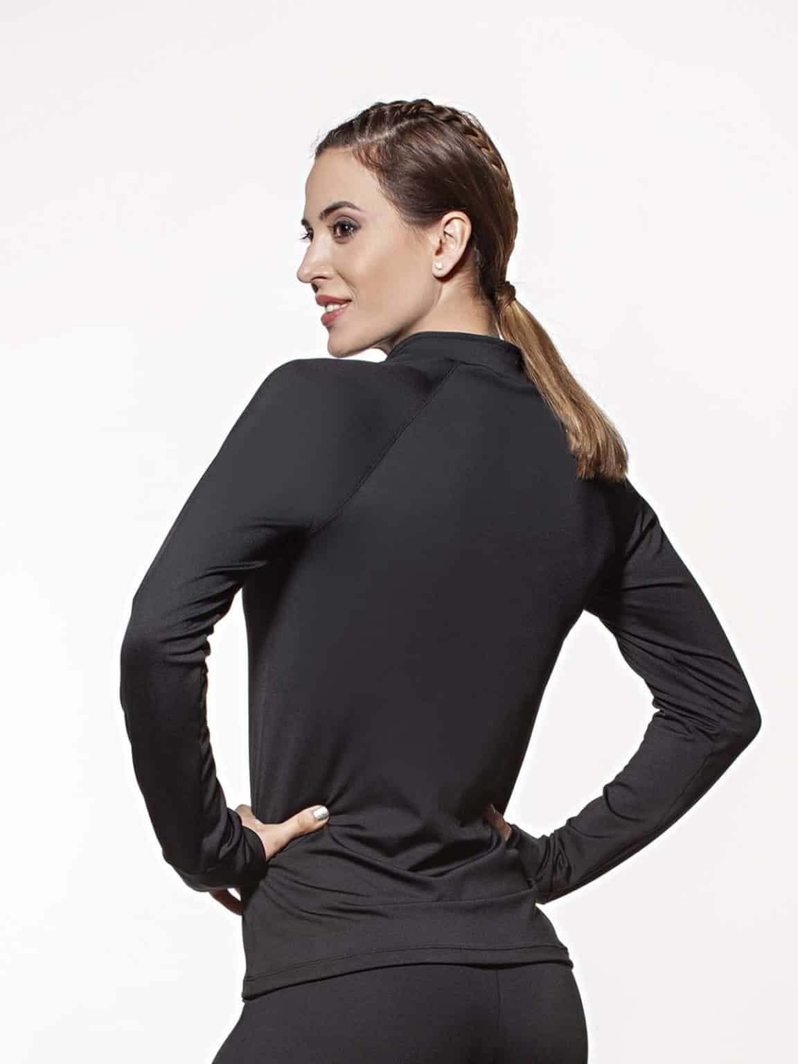 Buzo Deportivo Manga Larga Negro Cocot 5182 | Nollya Shop